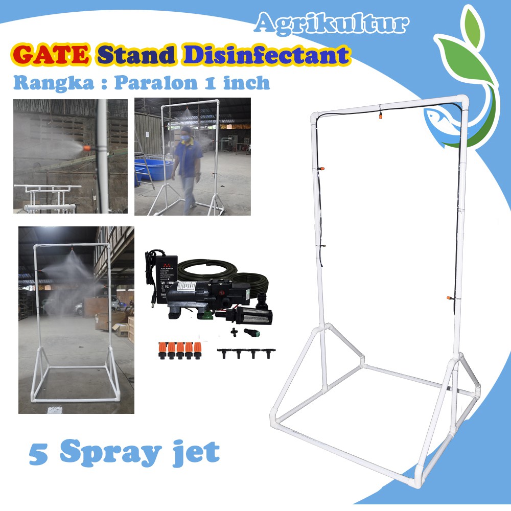 Jual Disinfectant stand / Kotak disinfektan / gate disinfectant ...