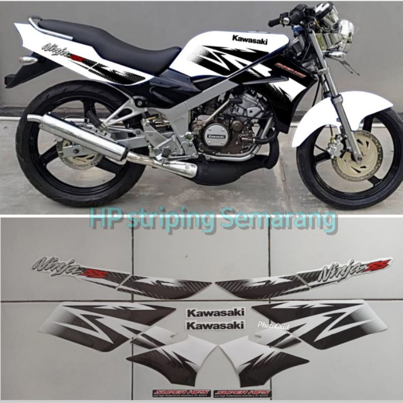 Jual Striping Ninja SS th 2014 Special Edition putih | Shopee Indonesia