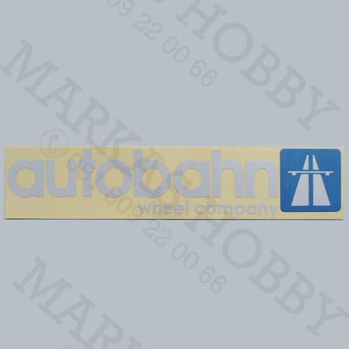 Jual Stiker / Sticker Autobahn Wheel Company Text and Logo | Shopee ...