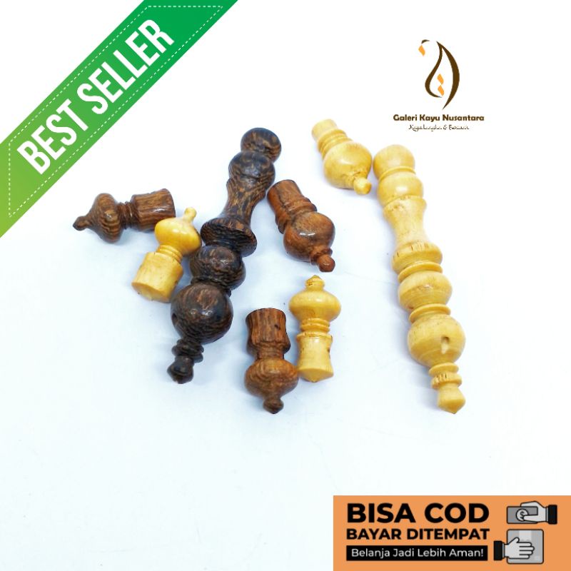 Jual Set Kepala Pembatas Tasbih Johar Dan Kemuning Gading Original ...