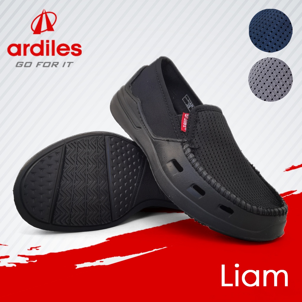 Jual Ardiles Sepatu Selop Slip On Phylon Pria Liam | Shopee Indonesia