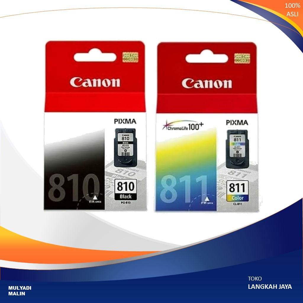 Jual Canon 810 Black & 811 color original | Shopee Indonesia