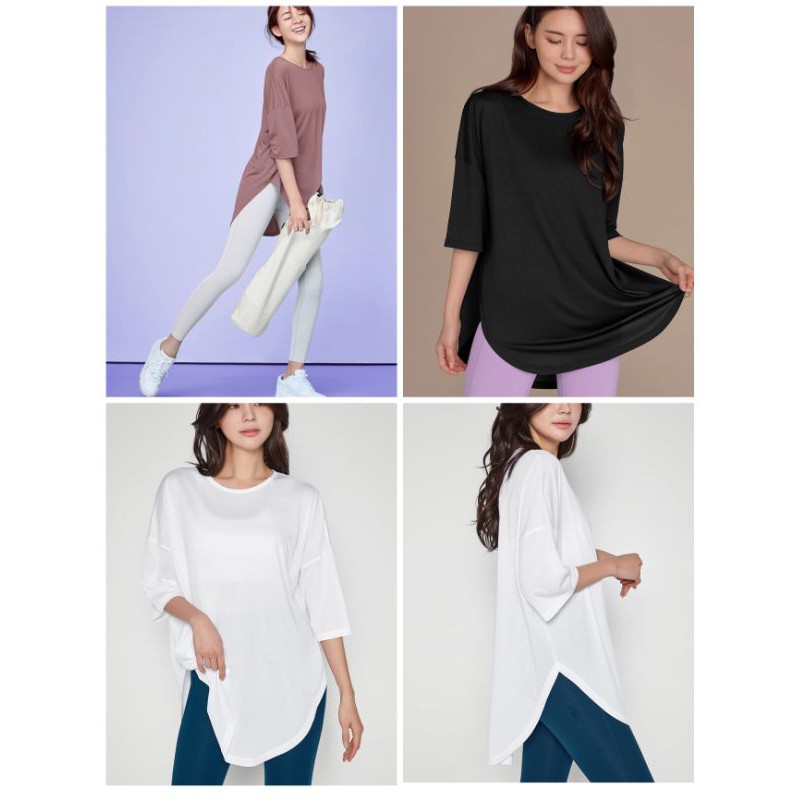 Jual STL FRESH CRAPE LYNING LONG TEE FREE SIZE | Shopee Indonesia