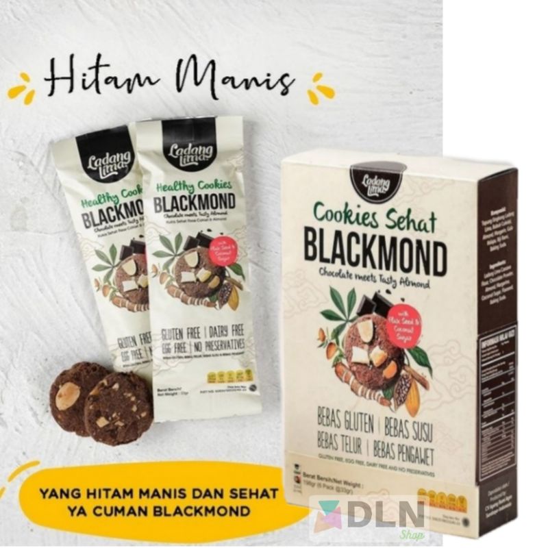 Jual Ladang Lima Cookies Gluten Free Blackmond Isi 6 Sachet @ 33gr ...