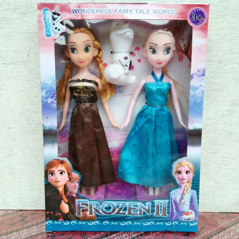 Jual Mainan Boneka Princess Frozen II Elsa Anna Olaf | Shopee Indonesia