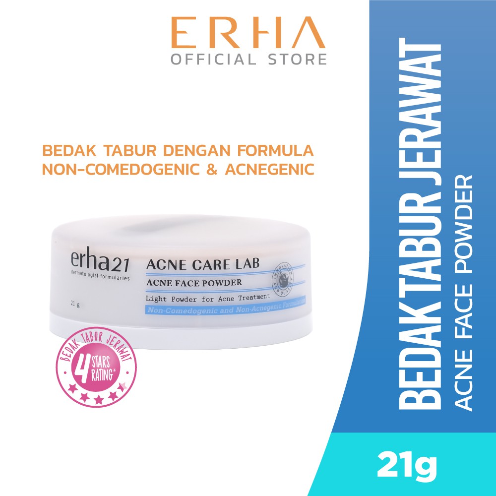 Jual Erha Acne Face Powder 21 gr - Bedak Tabur Kulit Jerawat | Shopee ...