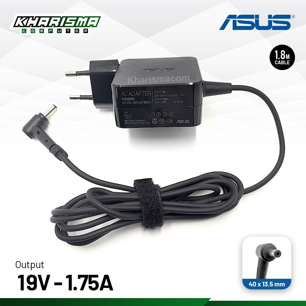 Jual Adaptor Direct Asus 19V 1.75A 4.0x1.35mm/Charger Laptop/Charger ...