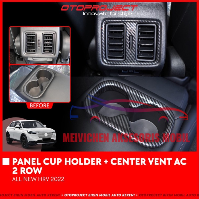 Jual PANEL CUP HOLDER + CENTER VENT AC 2ROW MOBIL ALL NEW HRV 2022 ...