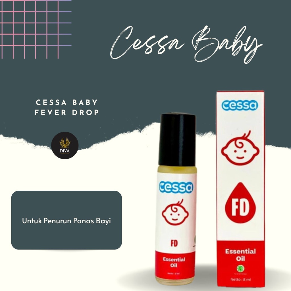 Jual Cessa Baby FEDROP - Essential Oil Penurun Demam Panas Bayi | Shopee Indonesia