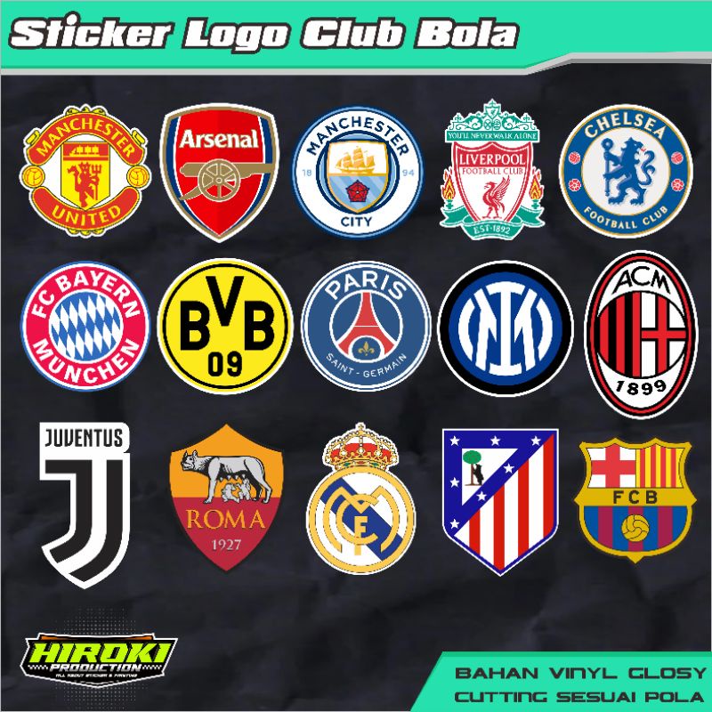 Jual Sticker Logo Club Bola | Shopee Indonesia