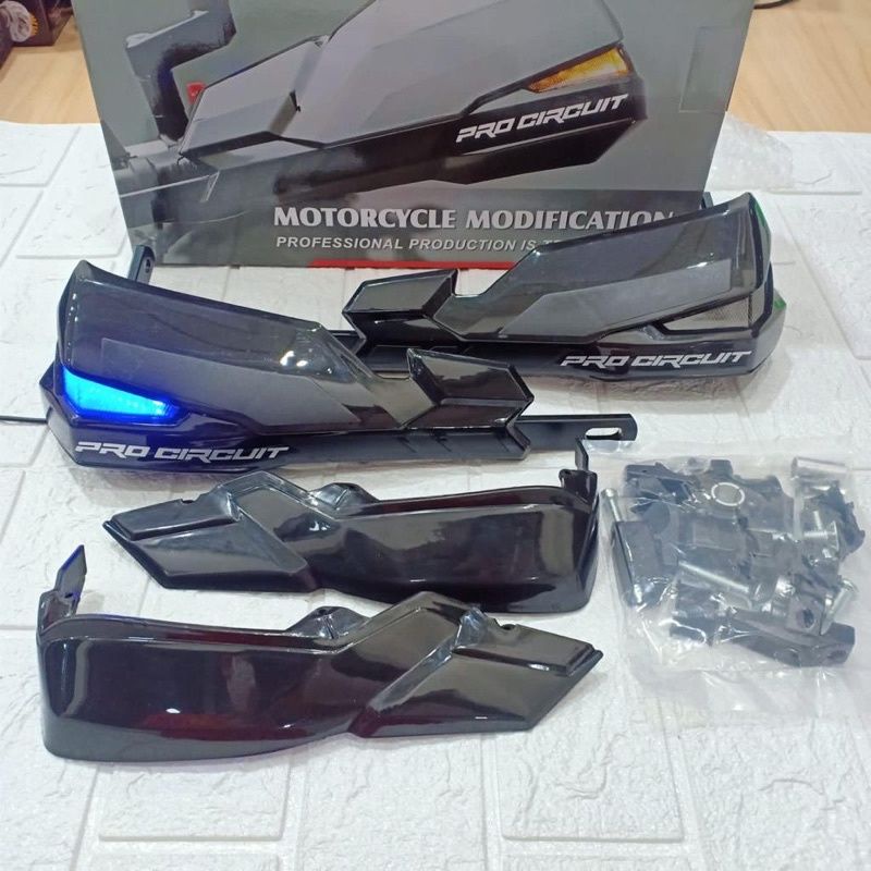 Jual Handguard Circuit Led 2 in 1 Proguard Trial New Model Handguard ...