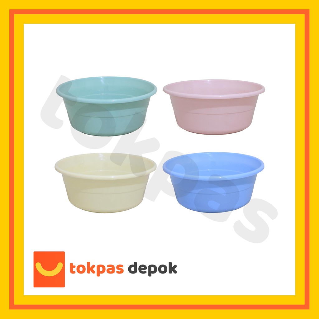 Jual Baskom Basin 28,5 cm Plastik Baskom Bulat Serbaguna Yoshikawa B ...