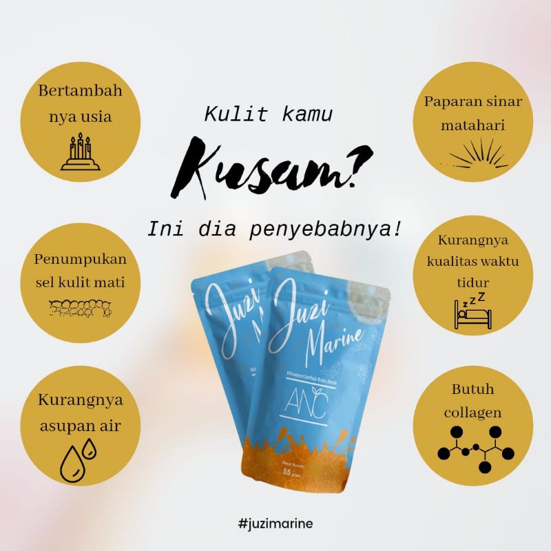 Jual JUZI MARINE/MINUMAN SERBUK KOLAGEN | Shopee Indonesia