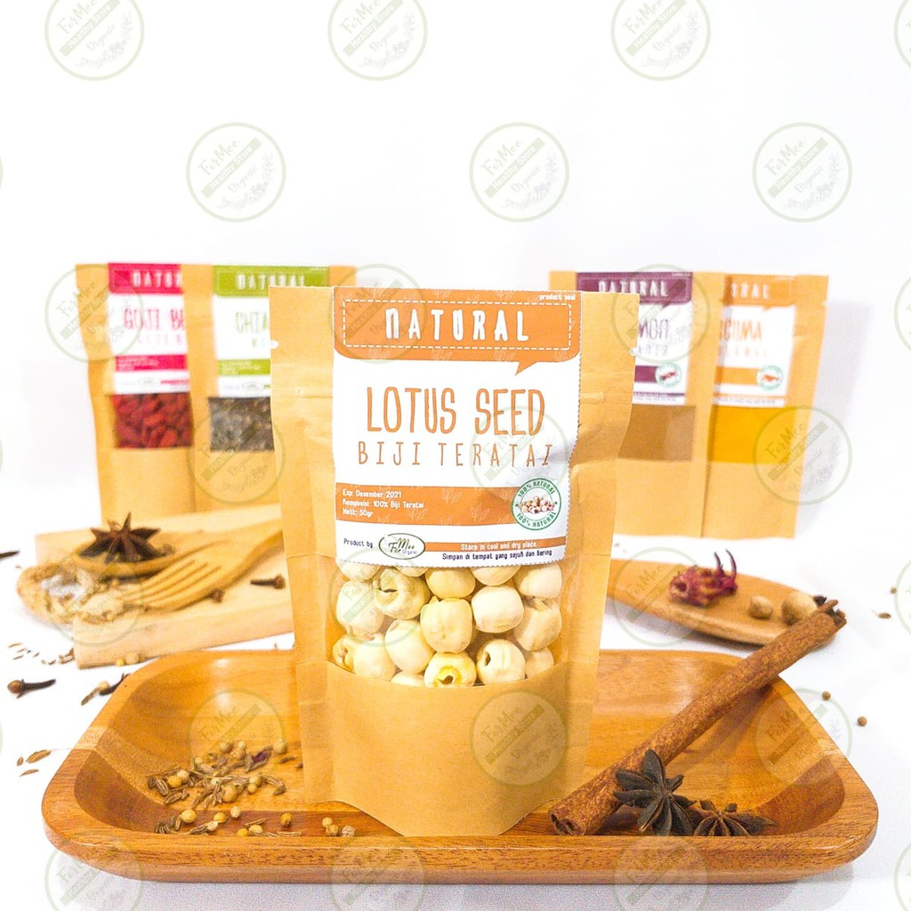 Jual ForMee Organic – Biji Teratai / Lotus Seeds | Camilan & Herbal ...