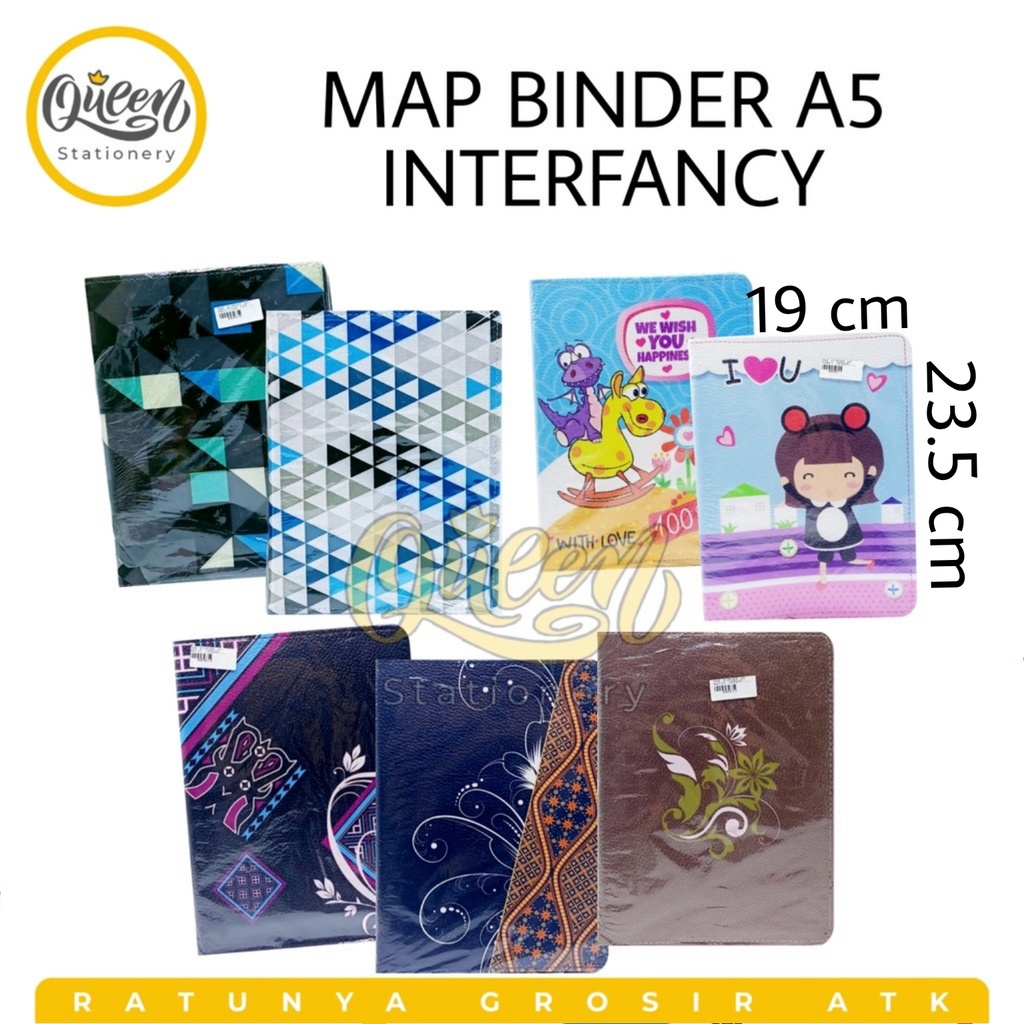 Jual 1 PCS MAP BINDER A5 INTERFANCY / BUKU BINDER / MAP BINDER LUCU / BINDER LOOSE LEAF | Shopee ...
