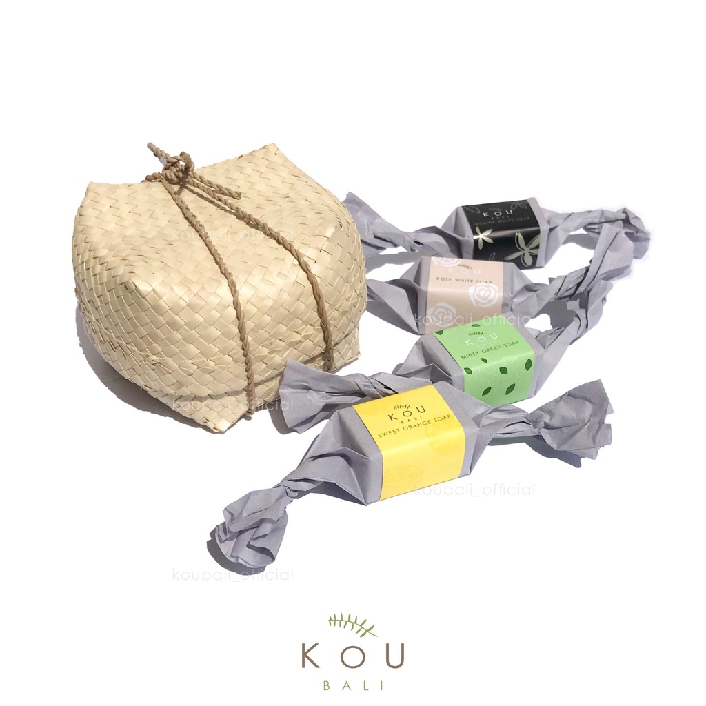 Jual Lontar Basket Candy Soap Set - White | Shopee Indonesia