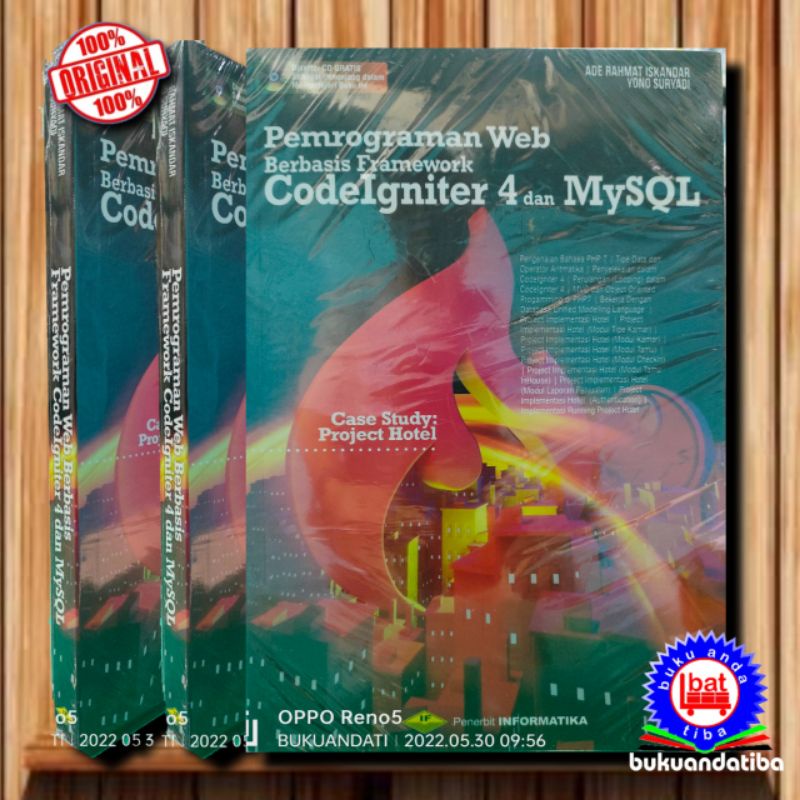Jual Pemrograman Web Berbasis CodeIgniter 4 Dan MySQL - Ade Rahmat Iskandar | Shopee Indonesia