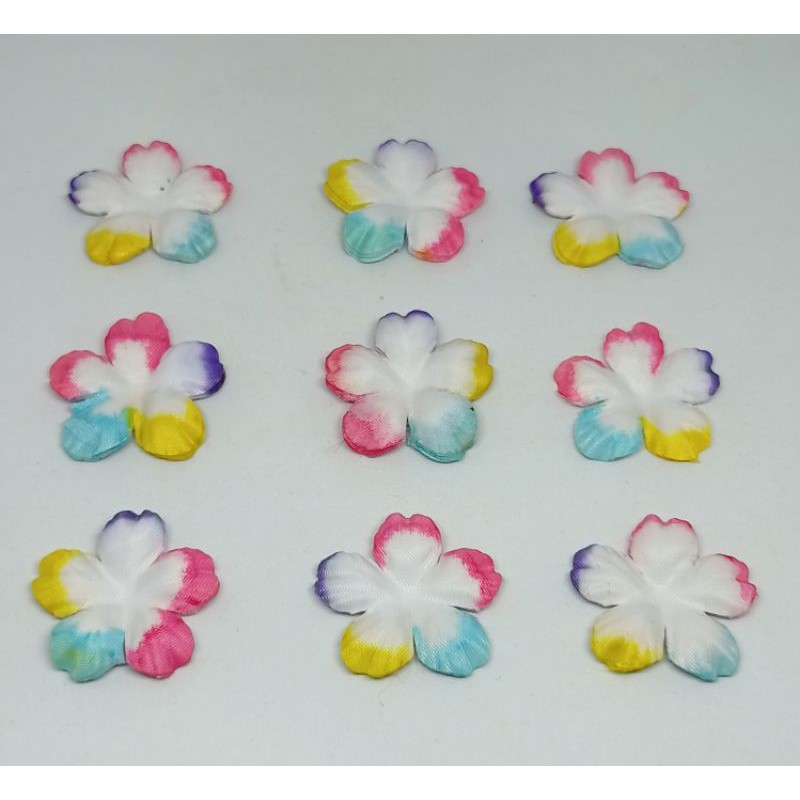 Jual Bunga Hana Sakura 3 Cm Rainbow (Kelopak Sakura 4T) Rp.4.000 per ...