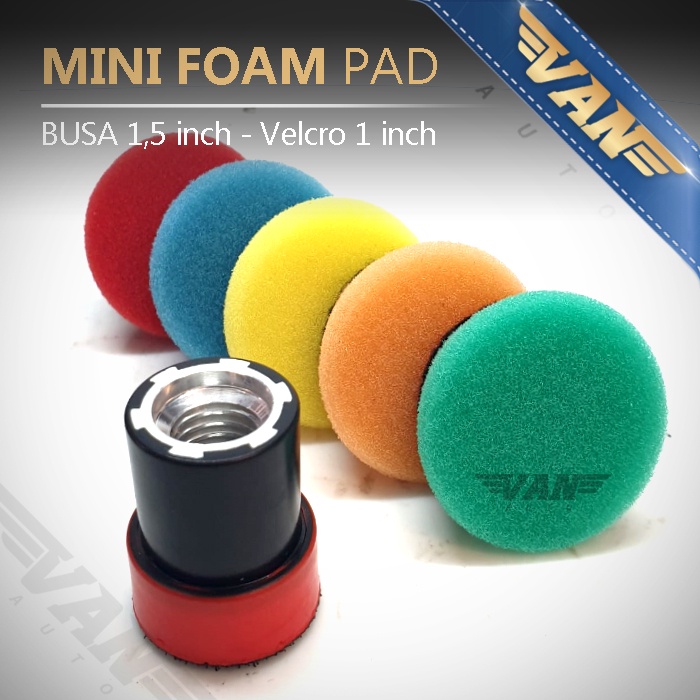 Jual Busa Poles Mini 1,5 inch untuk Backing Pad 1 inch Mini Foam Pad ...