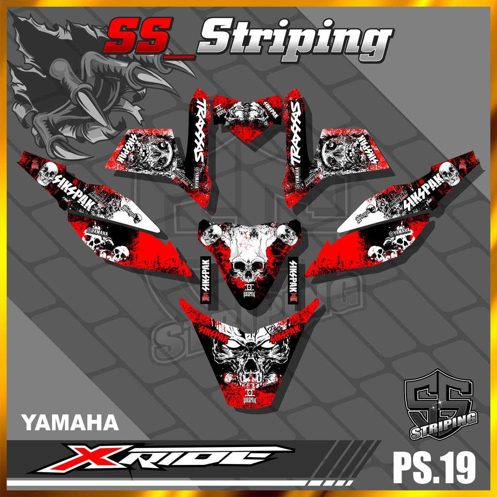 Jual Decal Sticker Full Body X Ride 115 - Stiker Full Body X Ride 115 ...