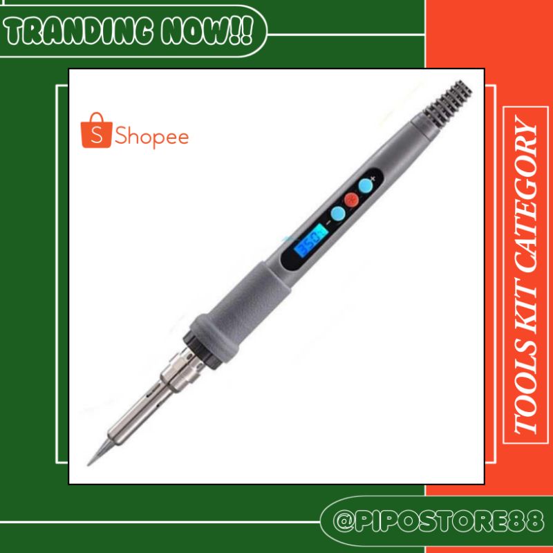 Jual Solder/Soldier/Soder Adjustable Temperature LCD Display 220V 60W ...