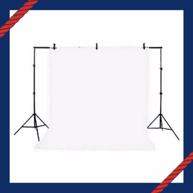 Jual Tiang Backdrop Background Stand Bracket Untuk Kain Photo Studio ...