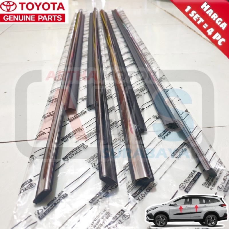 Jual Karet Pelipit List Lis Kaca Weather Strip Mobil All New Terios ...
