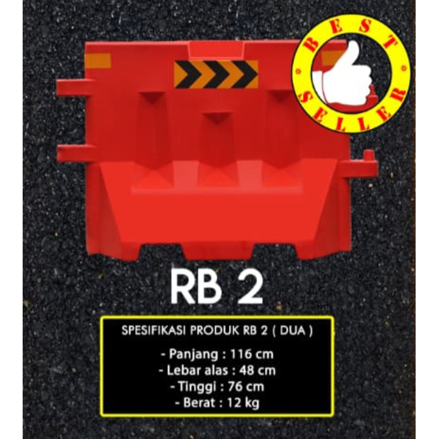 Jual Road Barrier Pembatas Jalan Orange Barricade Police Baricade Wall ...