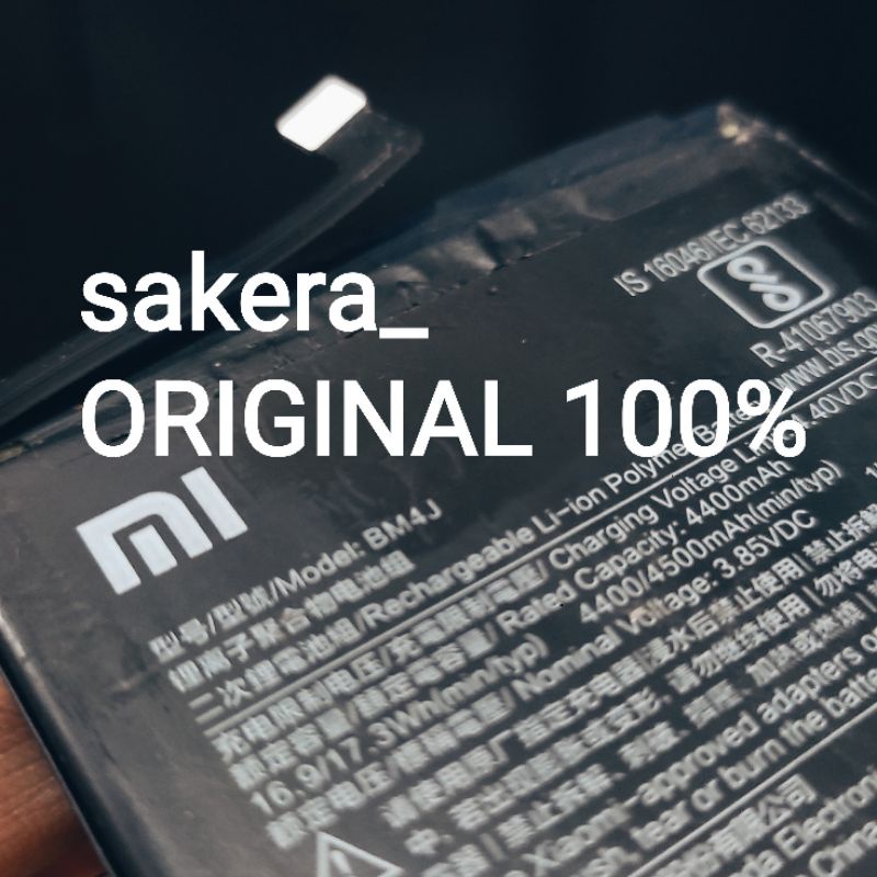 Jual BATERAI BATTERY BATRAI XIAOMI REDMI NOTE 8 PRO BM4J ORIGINAL ...
