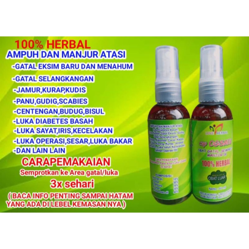 Jual Obat gatal kulit semprot exim, basah dan kering paling ampuh dan ...