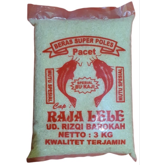 Jual Beras Raja Lele Super asli Pacet-Mojokerto kemasan 3 kg | Shopee ...