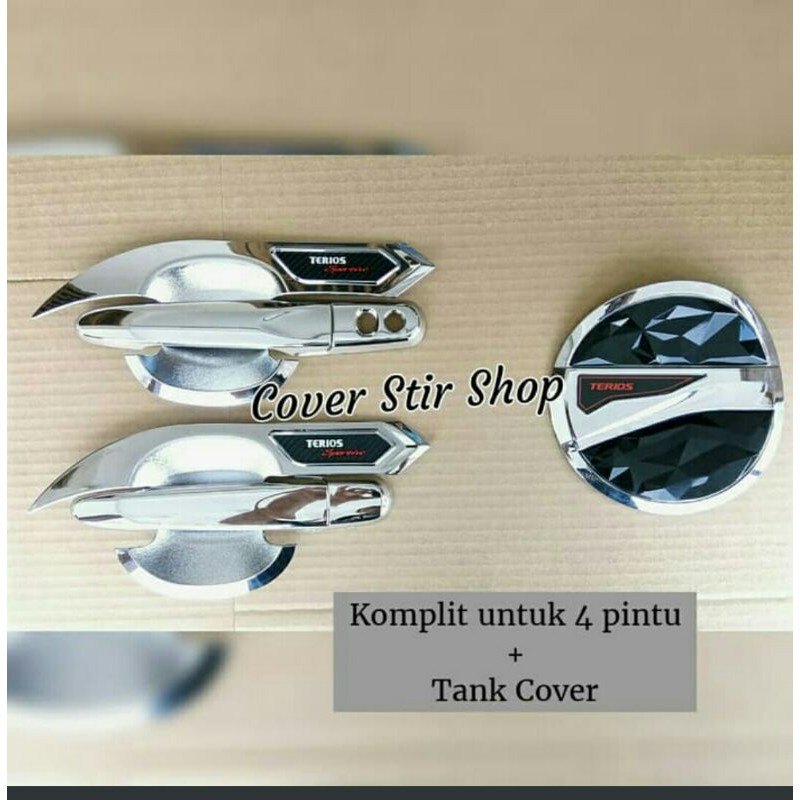 Jual paket Outer cover Handle dan tutup bensin mobil All new Terios 2018-2019-2020-2021-2022 ...