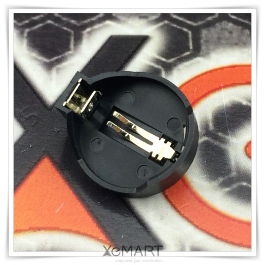 Jual CR2032 Battery Holder PCB Mount Horizontal Through Hole | Shopee ...