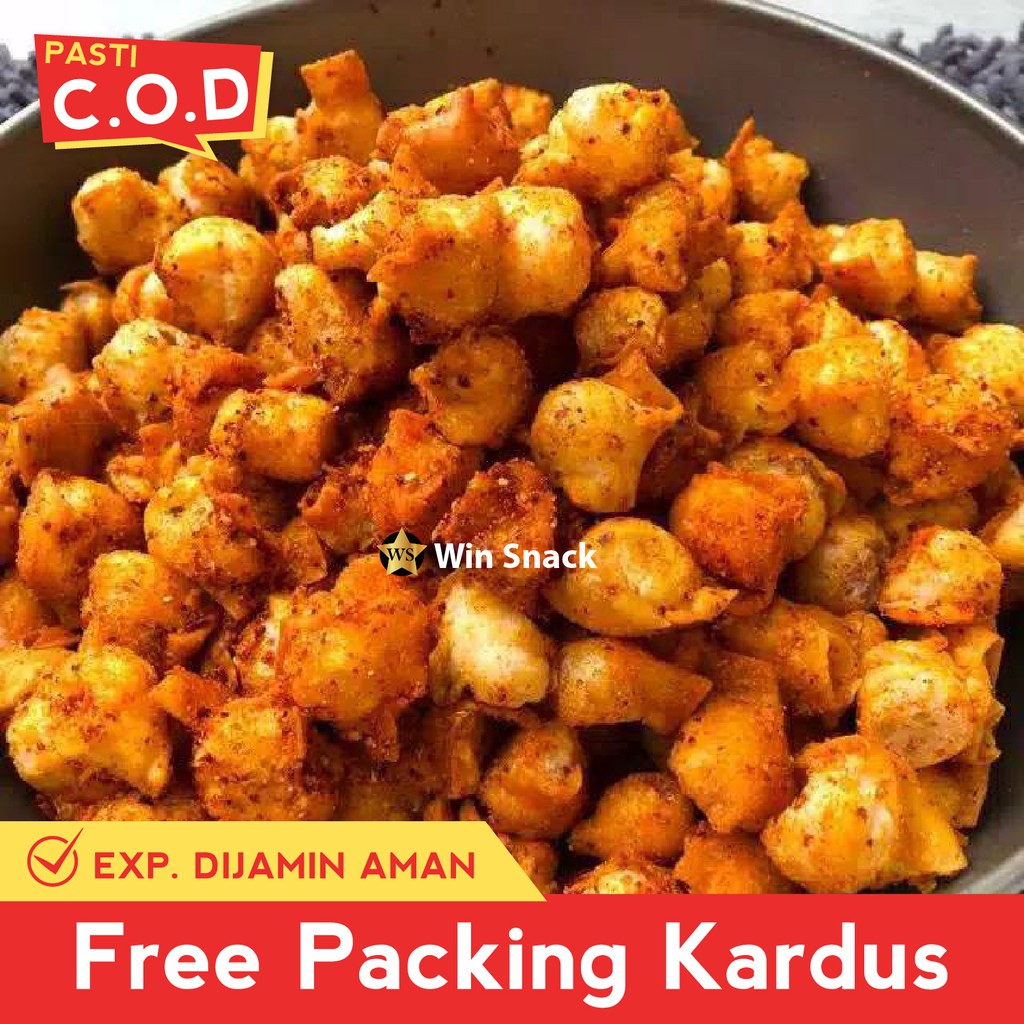 Jual TERLARIS snack kiloan makanan ringan serba pedas 250 gram jajanan ...