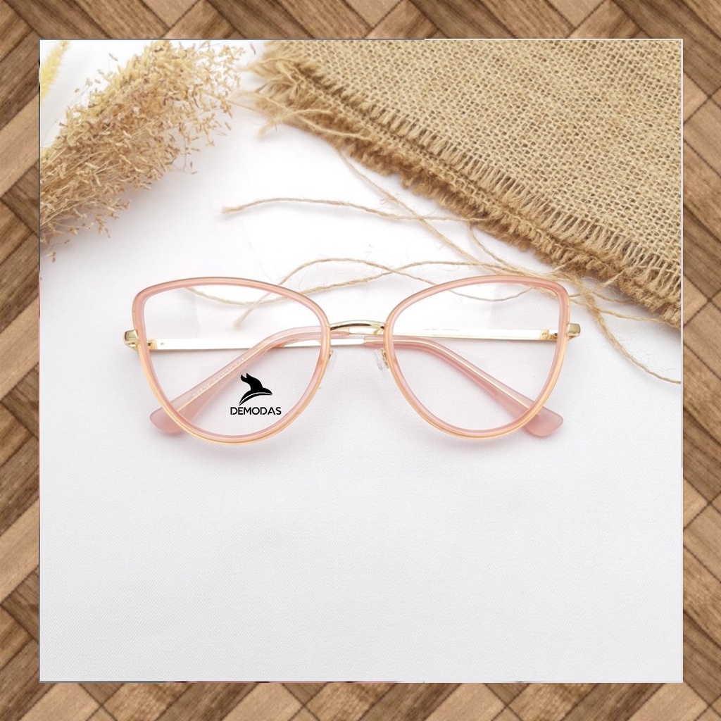 Jual Kacamata Cat Eye Fashion Wanita Lensa Photocromic Minus Normal ...