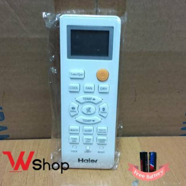 Jual REMOT AC HAIER TURBO QUIT ORIGINAL - Air Conditioner | Shopee Indonesia