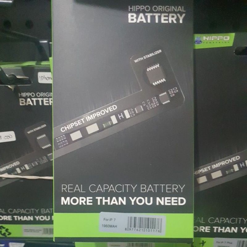 Jual Baterai HIPPO FOR Buat hp iph 7 7G Batre Batrai Battery Dual ...
