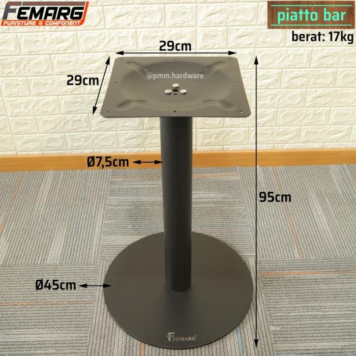 Jual Meja Kaki Meja Femarg Piatto Bar 45Cm | Cafe Restoran Foodcourt ...