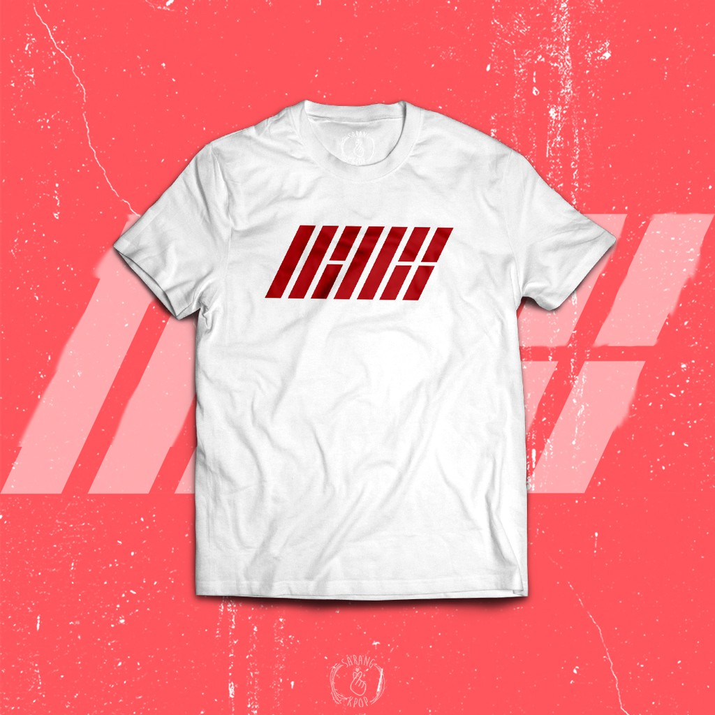 Jual iKON Logo - T-shirt (Merah/Hitam/Putih) | Shopee Indonesia