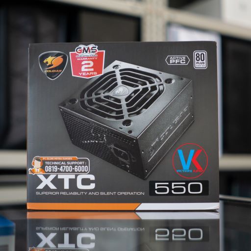 Jual PSU Cougar XTC 550 Watt 80+ Power Supply Unit 550W 80 Plus ATX PC Komputer Desktop | Shopee ...