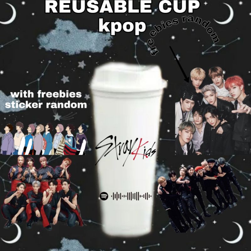 Jual REUSABLE CUP kpop stray kids *baca deskripsi | Shopee Indonesia