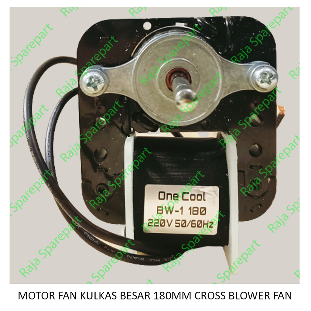 Jual MFKB FAN MOTOR KULKAS/MOTOR FAN KULKAS BESAR 180MM CROSS BLOWER ...