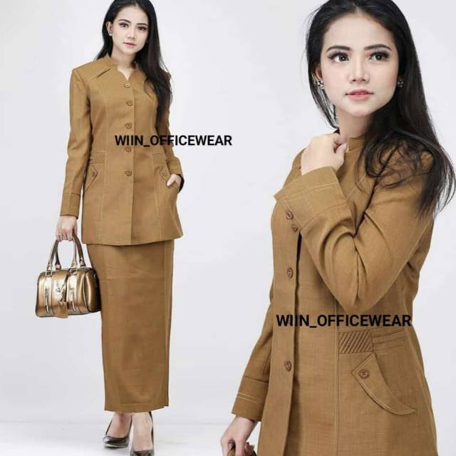 Jual Baju blazer pemda pns pdh guru wanita | Shopee Indonesia