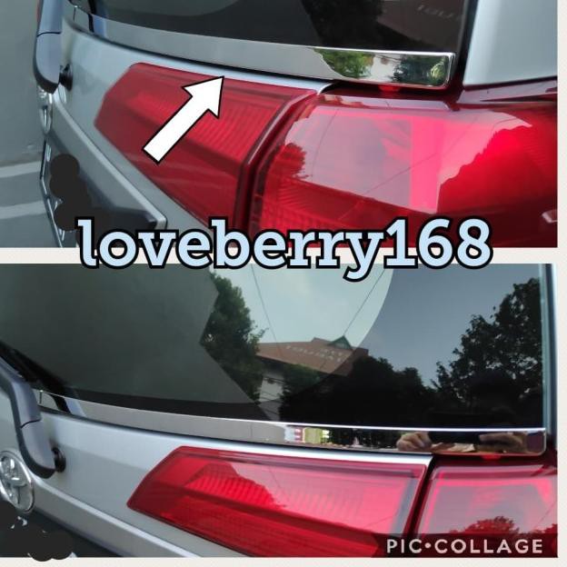 Jual M68T lis list kaca belakang c sigra full chrome sampai ujung kaca ...