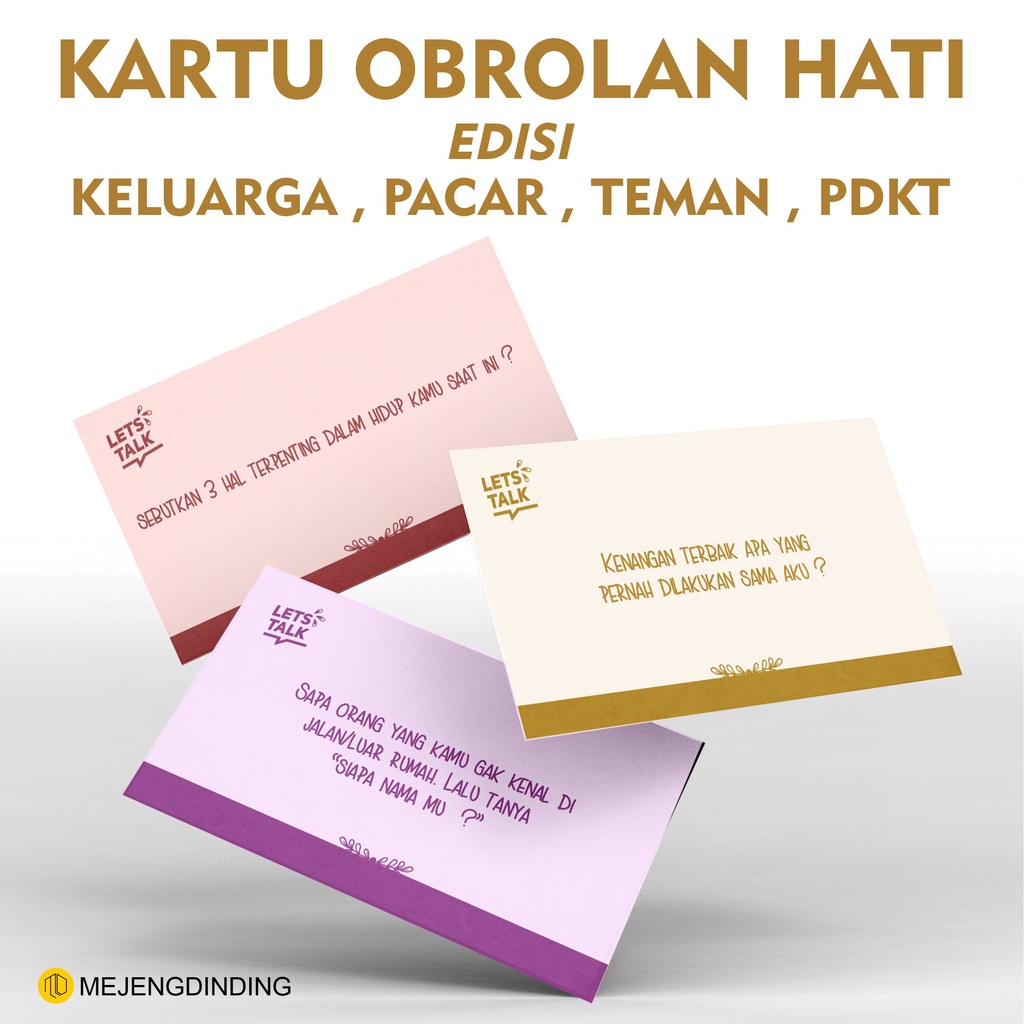 Jual Obrolan hati - Kartu Truth or Dare - Truth or Dare card - Kartu permainan Kartu Truth or ...