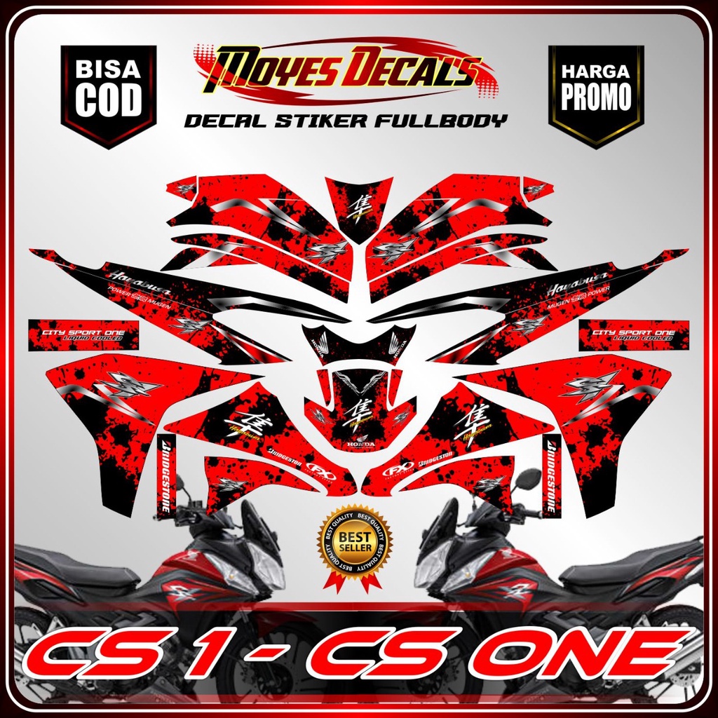 Jual MENGKILAP - Decal stiker motor cs1 stiker decal fullbody motif ...