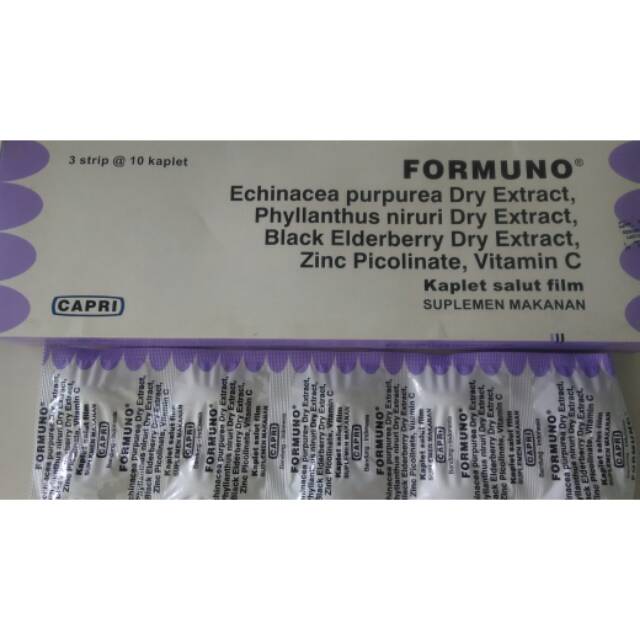 Jual Formuno tab/Memelihara daya tahan tubuh/vitamin imun | Shopee ...