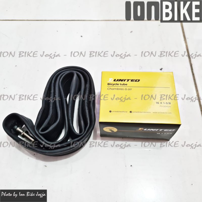 Jual ban dalam united 16 x 1 3/8 FV 349 - ban dalam 16+ 16 plus untuk brompton pikes troy sepeda ...