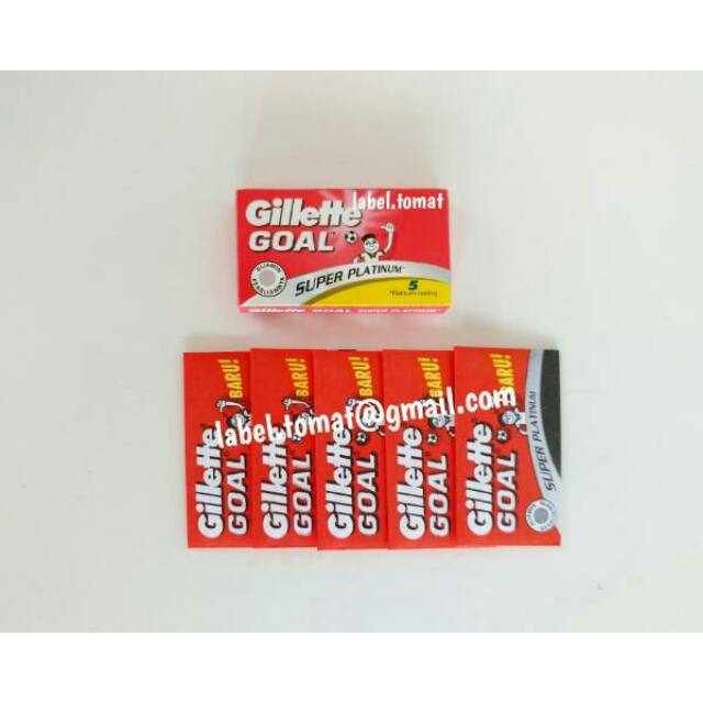 Jual ORIGINAL!!! GILLETTE Goal Merah Pisau Silet / Refill Gillette Goal ...