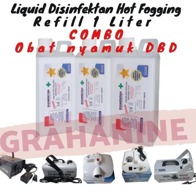 Jual liquid cairan fogging disinfektan dgn obat nyamuk DBD | Shopee ...